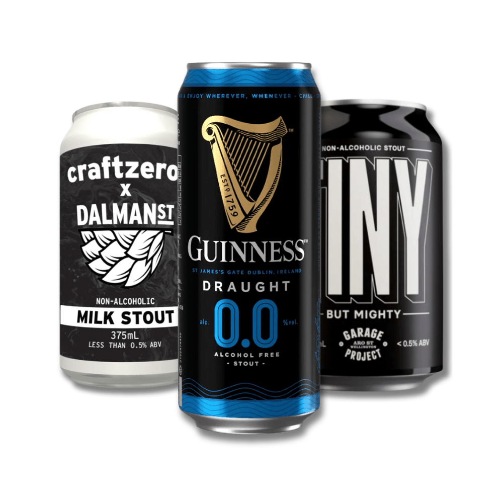 Stout Lovers' Selection - Beneficial, Garage Project, Guinness 0.0 | Craftzero