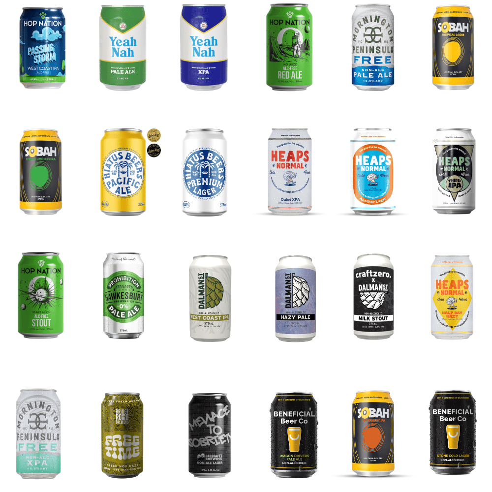 Australia's Premier Non-Alcoholic Beer Collection - Zero Alcohol Beer ...