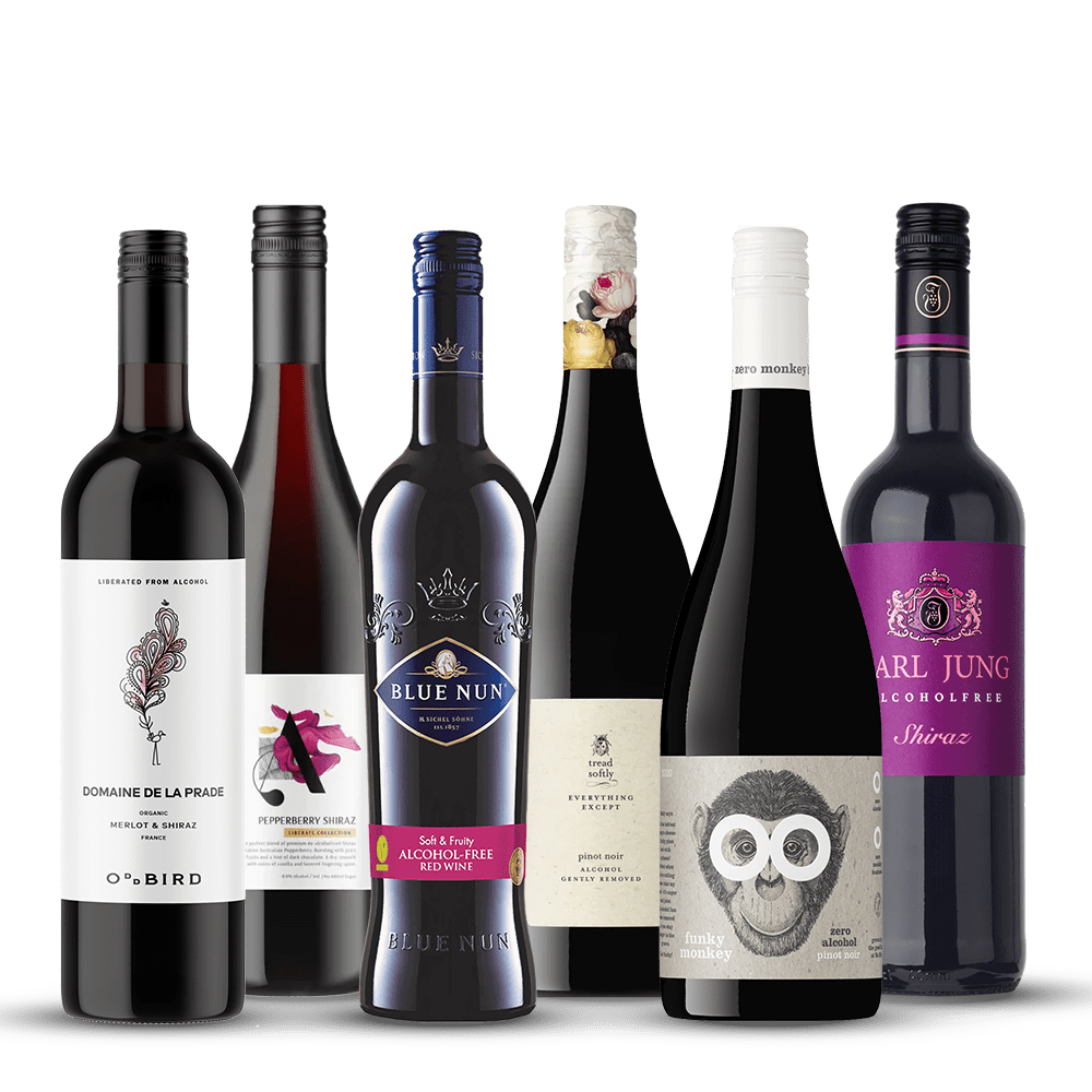 Crimson Elegance: Red Wine Collection 6 Pack | Craftzero