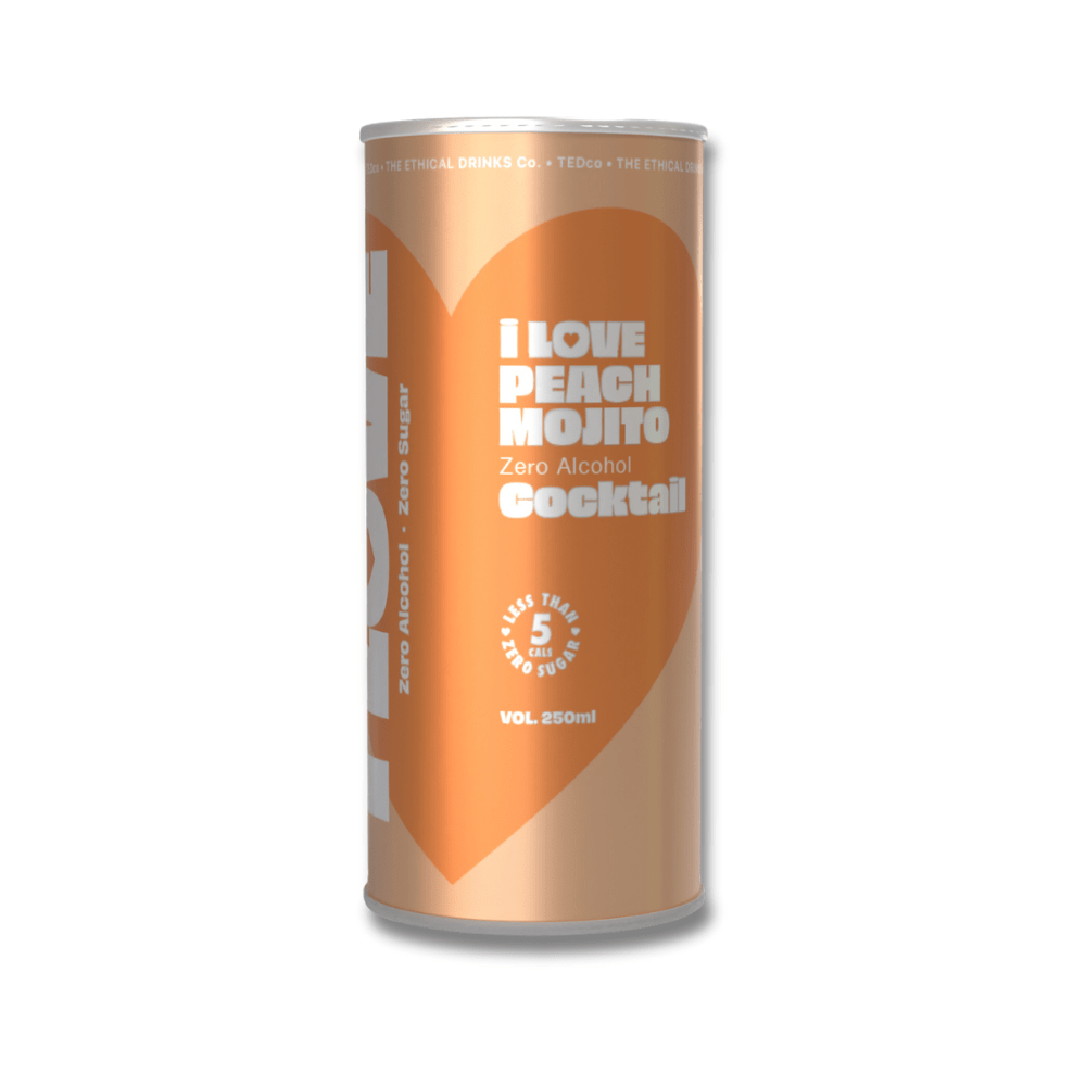 I Love Non-Alc Peach Mojito Cocktail 250ml | Craftzero