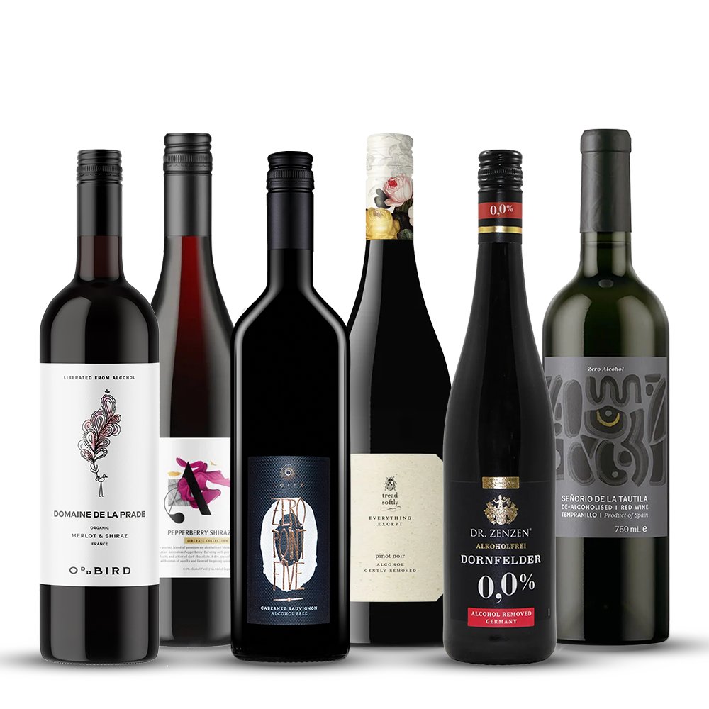 Crimson Elegance: Red Wine Collection 6 Pack | Craftzero